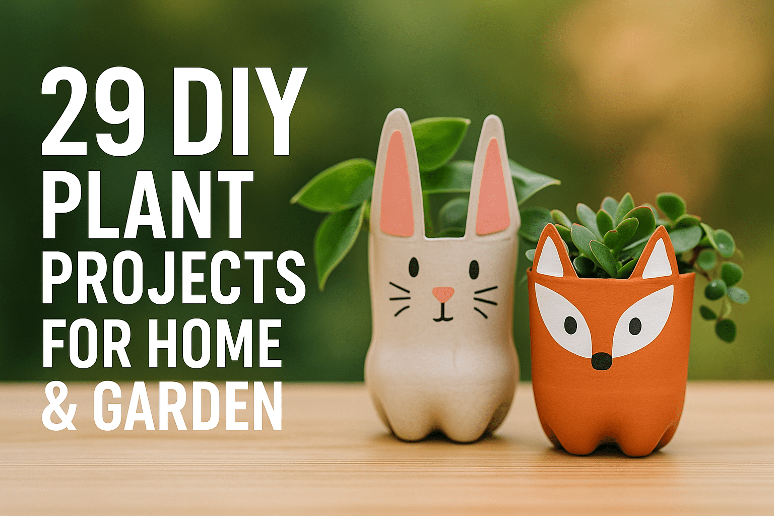 29 Creative DIY Plant Projects to Green Up Your Home and Garden