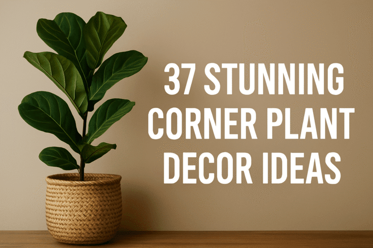 37 Corner Plant Decor Ideas to Transform Empty Spaces